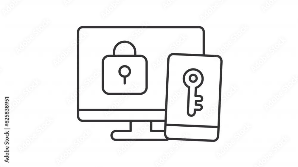 Cross platform animation set. Web technology animated line icons ... Cross platform animation set. Web technology animated line icons ...
