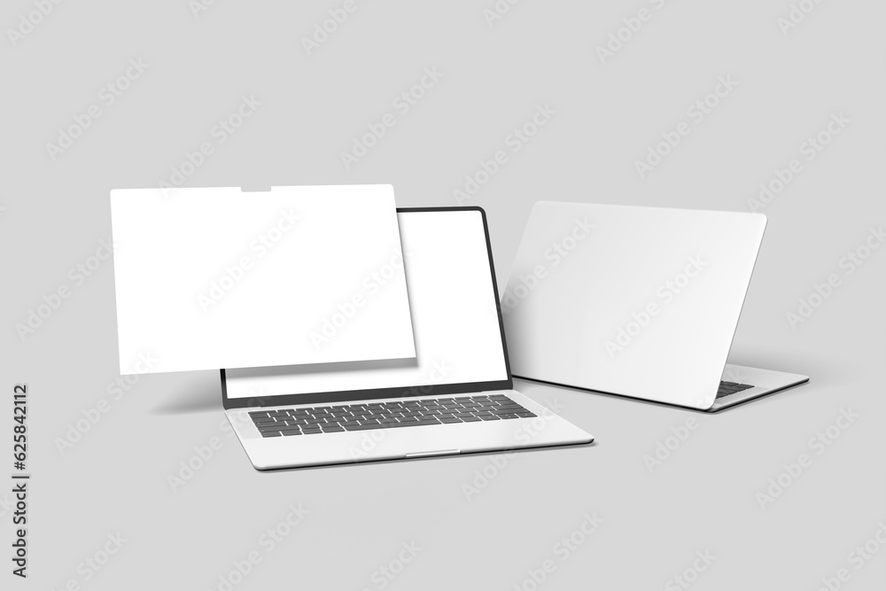 Awesome Laptop Mockup for showcasing your UI design to clients Stock ...