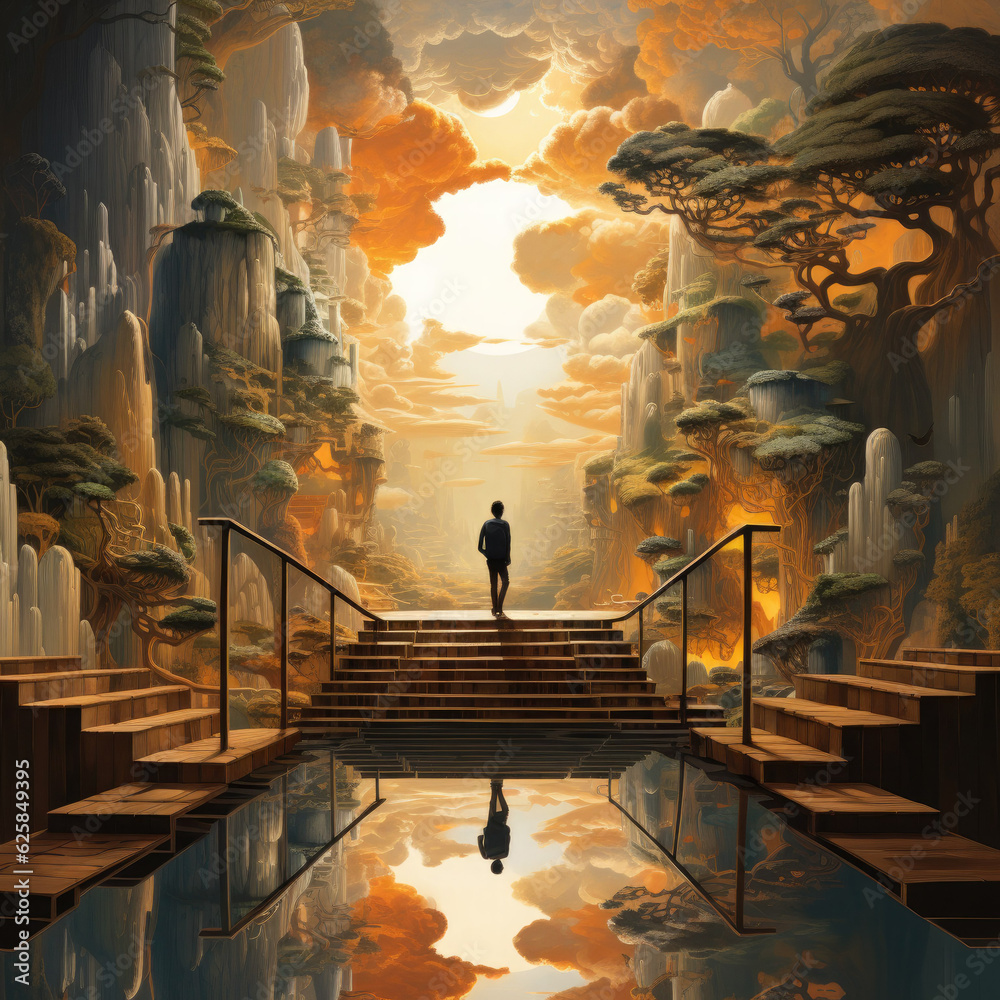 Series Of Images Showcasing Introspective Moments Self Reflection And