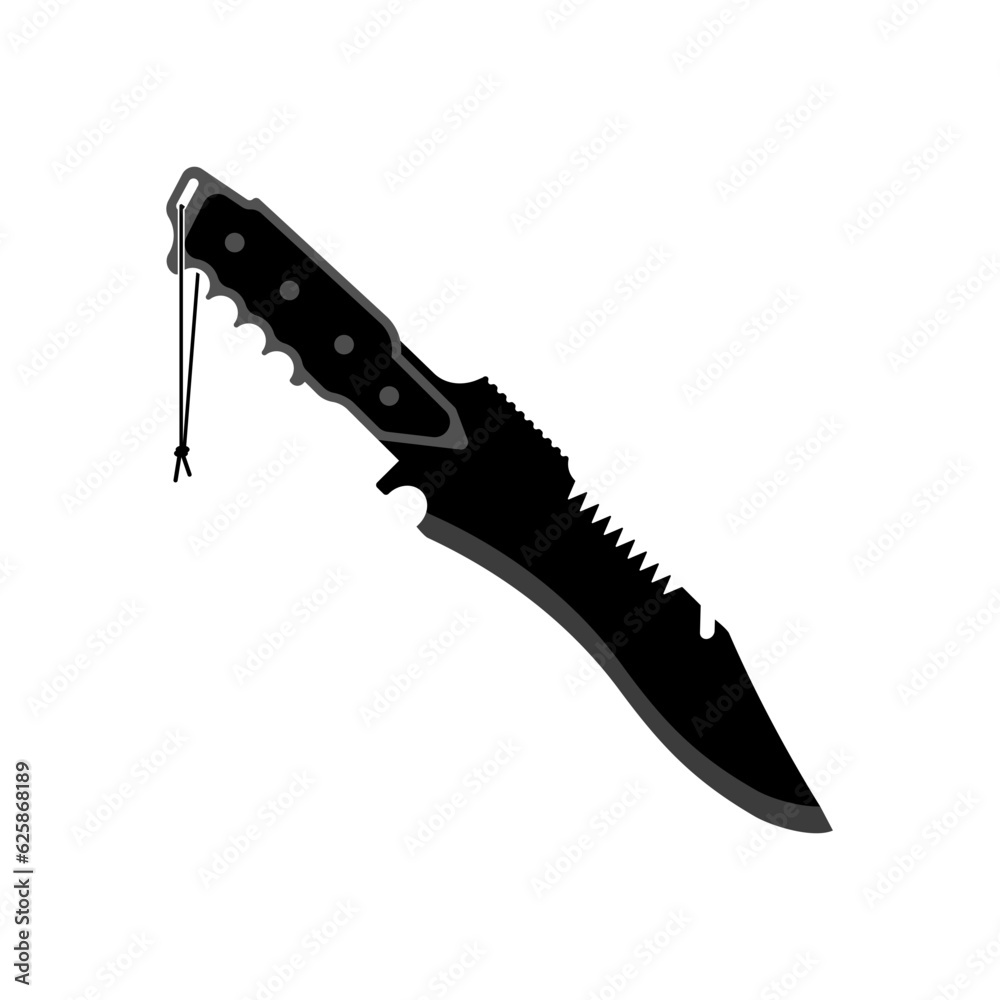 Military Combat Knife - Vector for Design, Presentation, Website or ...