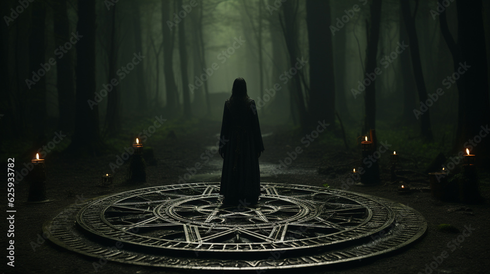 Generative AI, Infernal Enigmas: Unveiling Satanic Symbols Stock ...