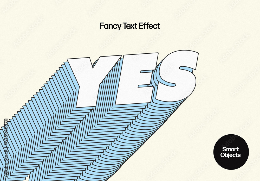 Cartoon Text Effect Mockup Stock Template | Adobe Stock