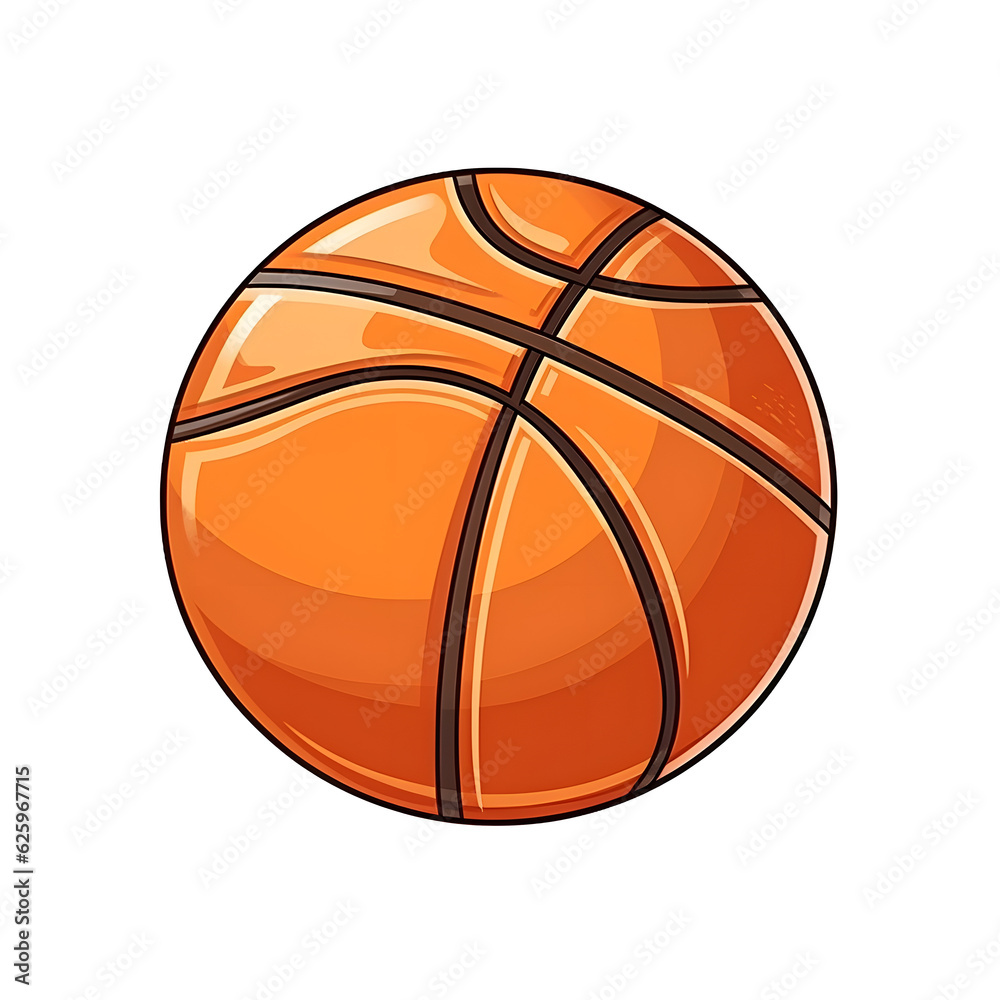 basketball cartoon clipart, transparent background Stock Illustration ...