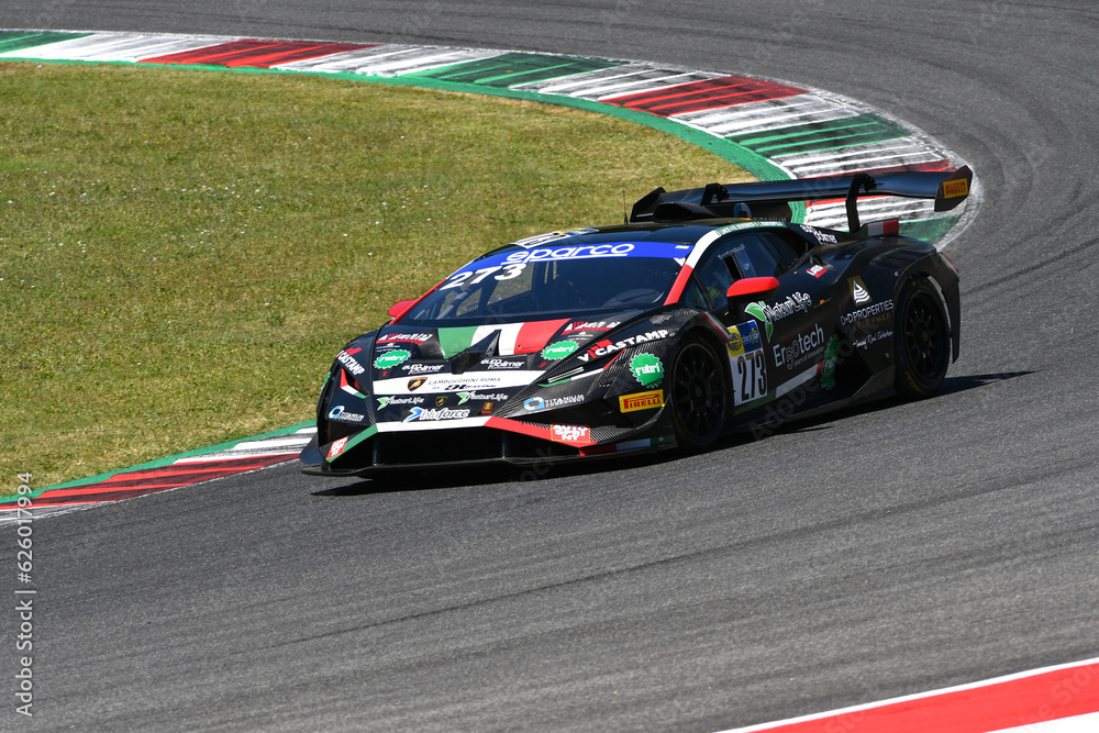 Scarperia, 7 July 2023: Lamborghini Huracan SuperTrofeo of Team DL ...