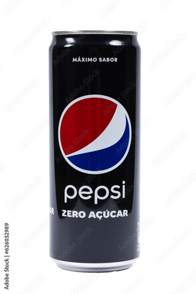 Vaison la Romaine, Vaucluse, França - 20072023: Lata de Pepsi com ...