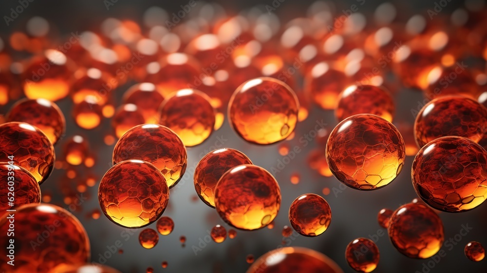 Various glass marbles. Abstract crystalline balls of hydrogel for the ...