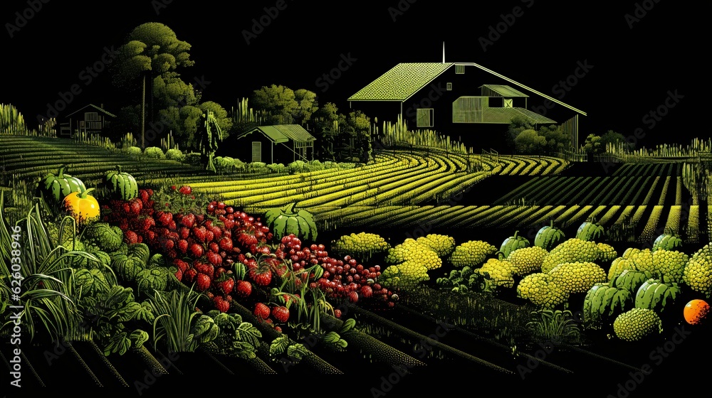 Farm-to-Pixel Table: Experience the 2D Fresh Produce Wonderland ...