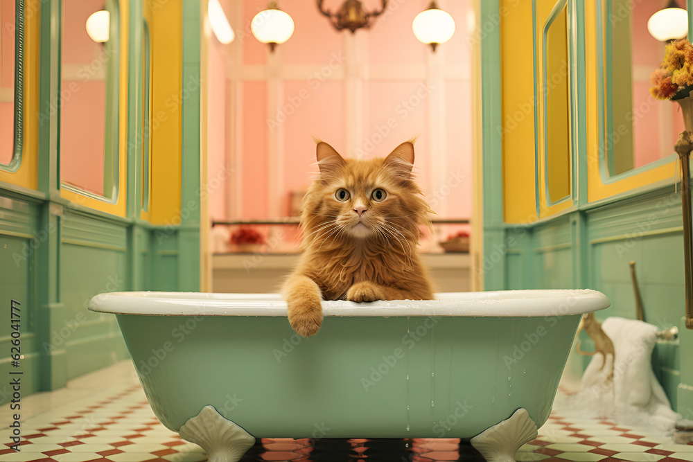 Generative AI, Humanised animals concept. funny character personage ...