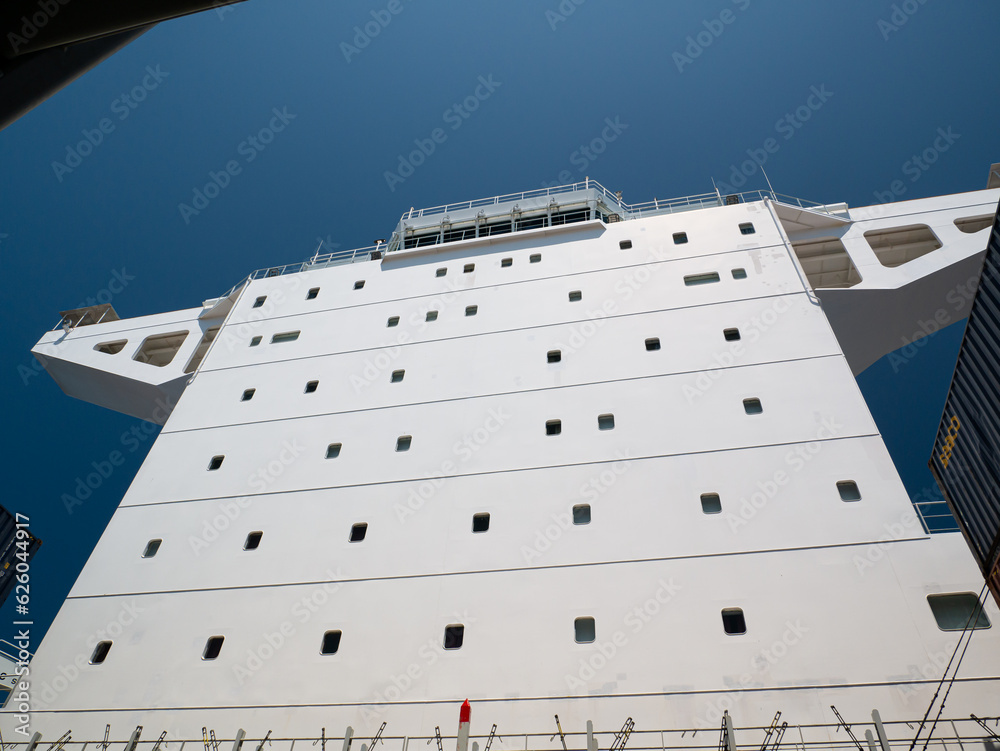 Accommodation or superstructure of ultra large container vessel for ...