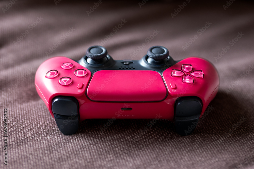 Brecht, Belgium - 14 july 2023: A front portrait of an cosmic red ...