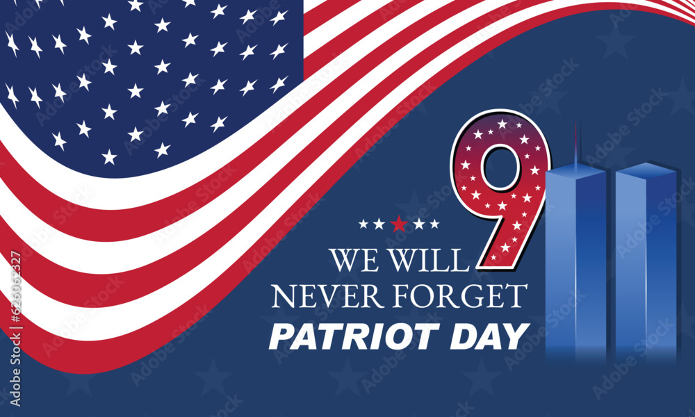 Vecteur Stock Remembering September 9 11. Patriot Day. September 11 ...