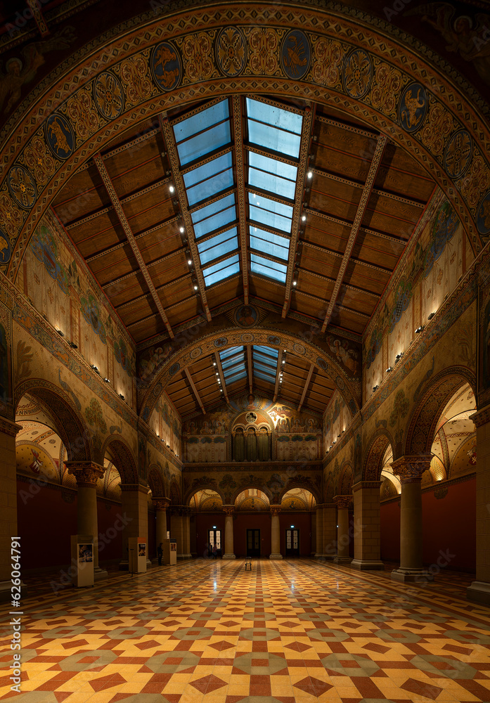 Budapest, Hungary - July 18, 2023: The Roman hall in Museum of Fine ...