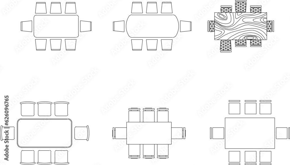 Vector sketch illustration of interior architectural design view of the ...