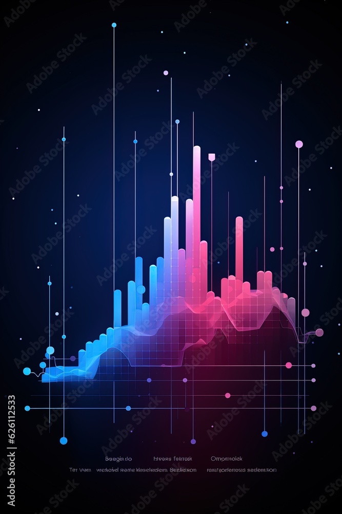 Abstract Data Visualization Book Cover Insightful Data Visions