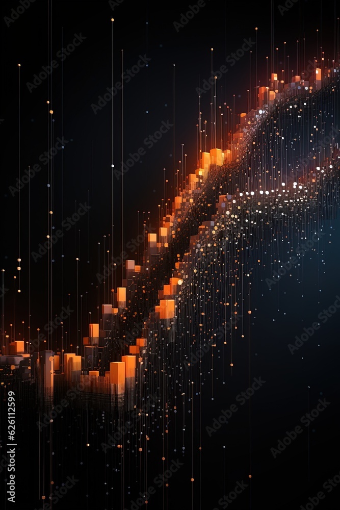 Abstract Data Visualization Book Cover Insightful Data Visions