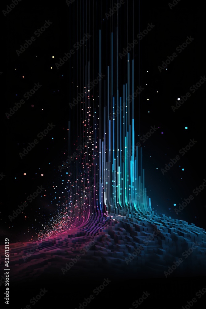 Abstract Data Visualization Insightful Data Visions Unraveling Patterns And Trends Book Cover