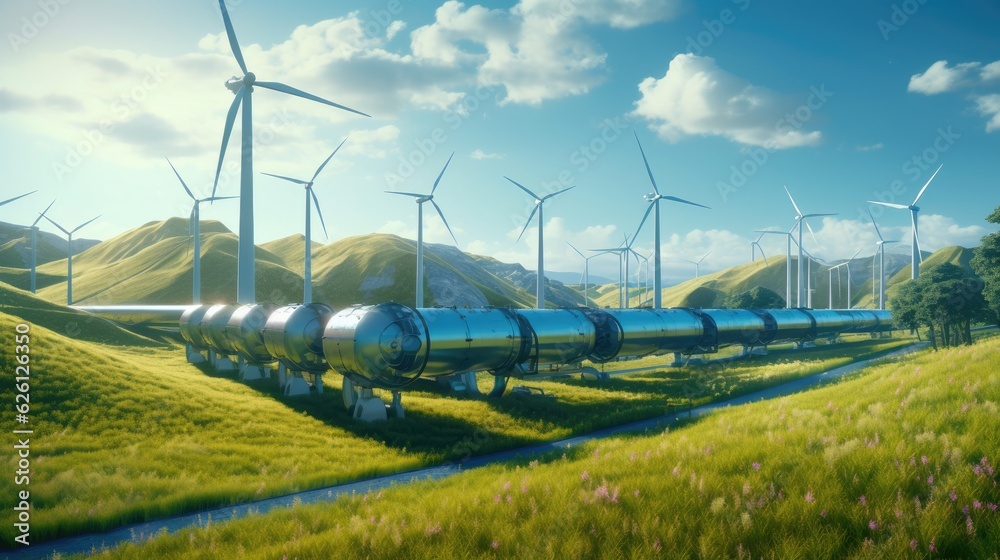 Hydrogen pipeline transformation of sustainable energy towards ecology ...