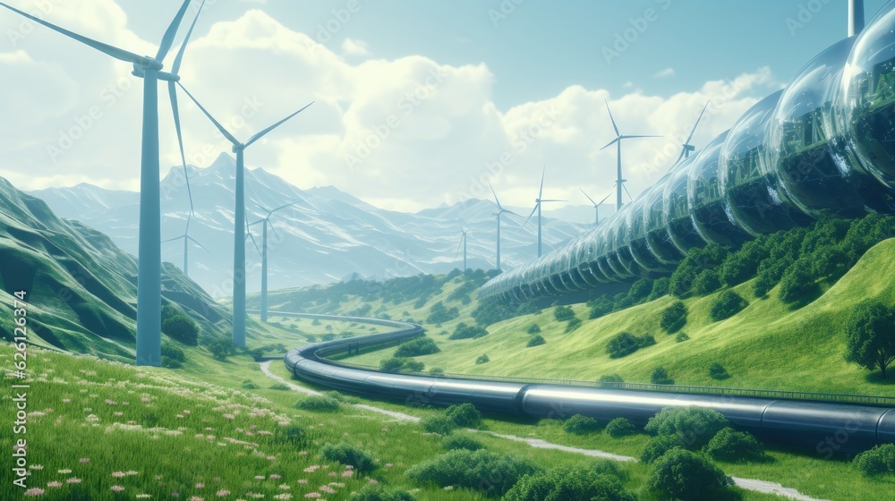 Hydrogen pipeline transformation of sustainable energy towards ecology ...