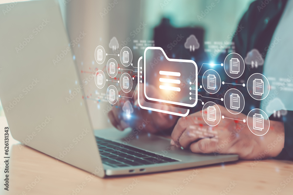 Cloud computing data management technology system for computer network cyber security or ...