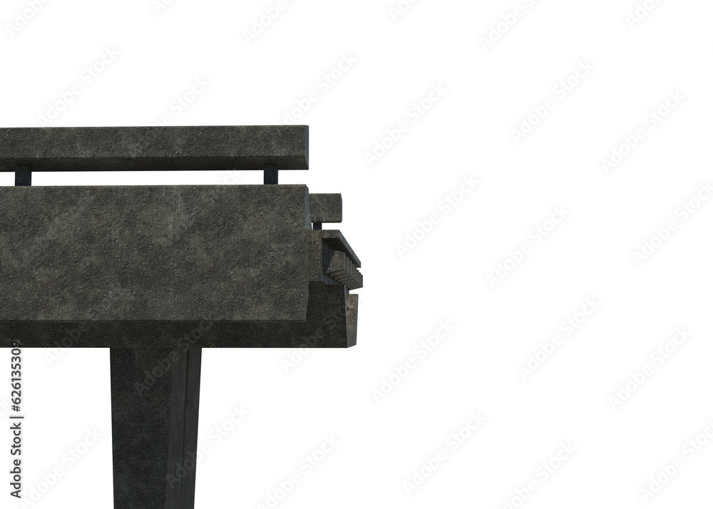 Digital png illustration of broken bridge on transparent background ...