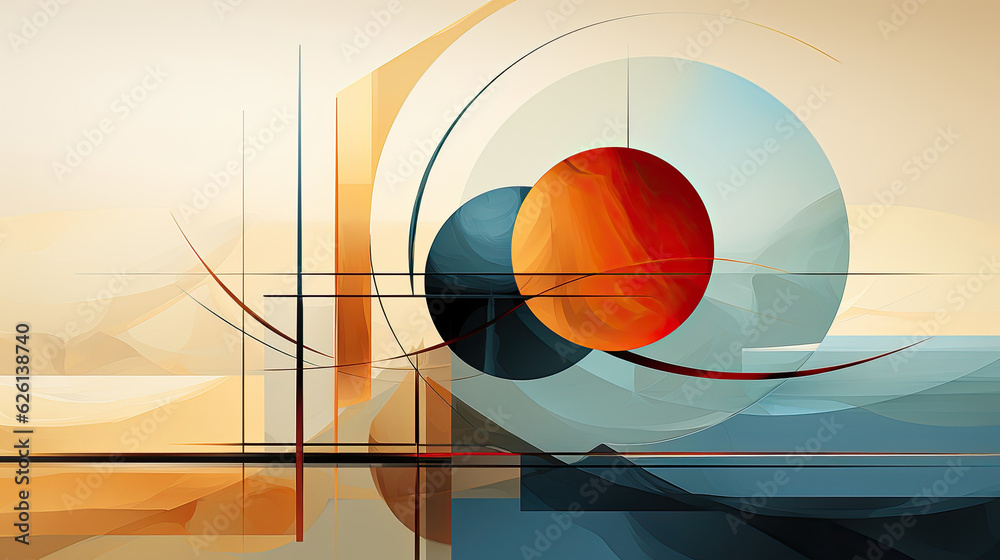 Foto de Balance-inspired abstract artwork exploring the relationship ...