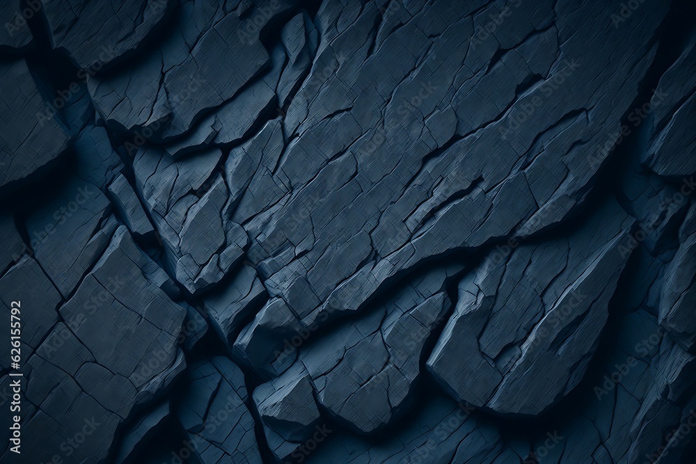 "Enchanting Granite: Close-up Mountain Majesty. Dark Blue Stone Texture ...