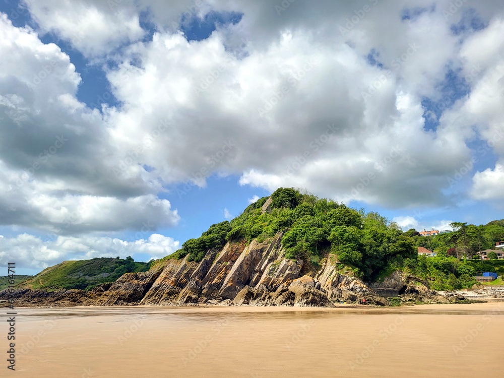 Caswell Bay is a gently sloping beach located on the south Gower Coast ...