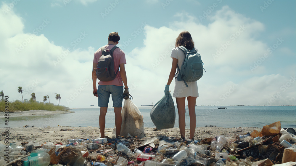 Foto de Beach Cleanup: Images of volunteers cleaning up beaches and ...