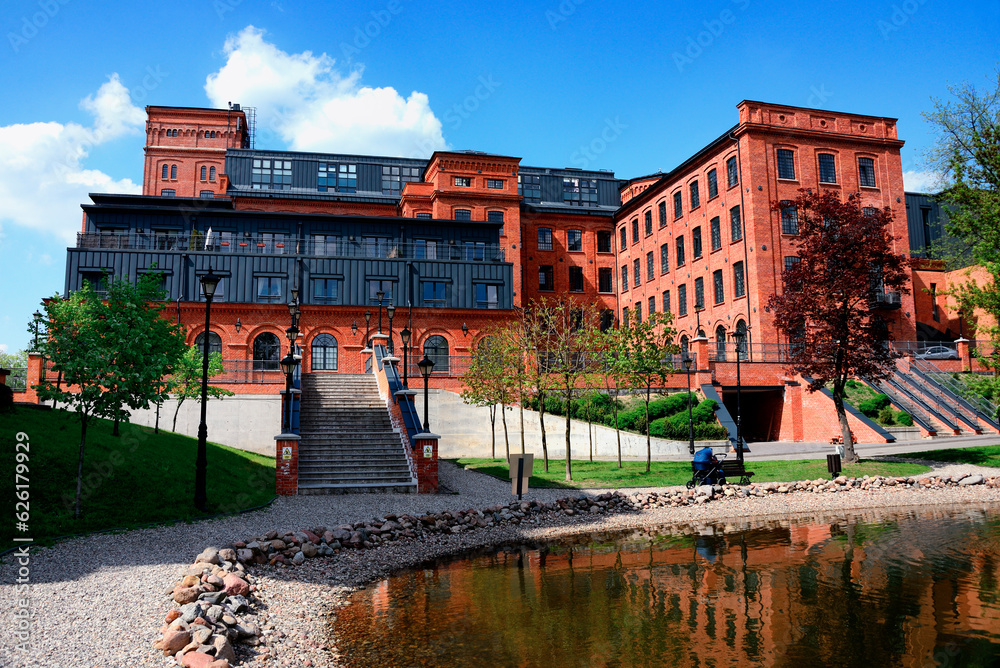 Lodz, Poland, Europe - historic spinning mill factory built by Karl ...