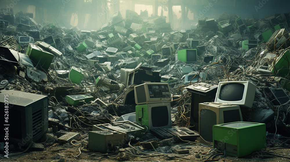 E-Waste Recycling: Illustrating the proper disposal and recycling of ...