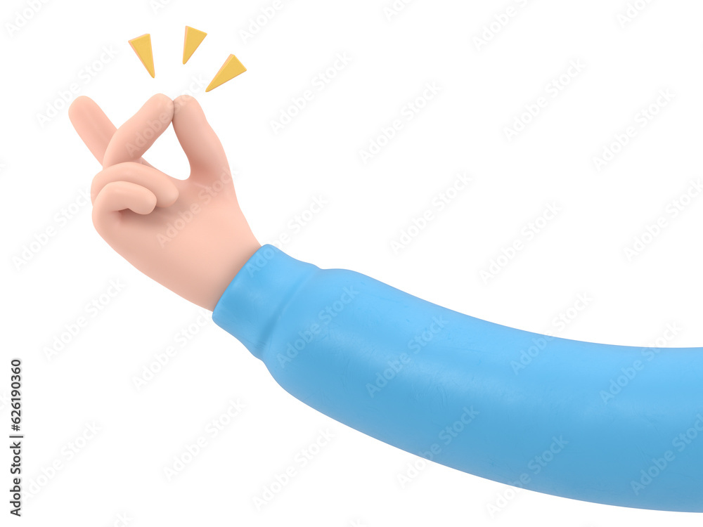 Transparent Backgrounds Mock-up.Cartoon hand with dark blue sleeves ...
