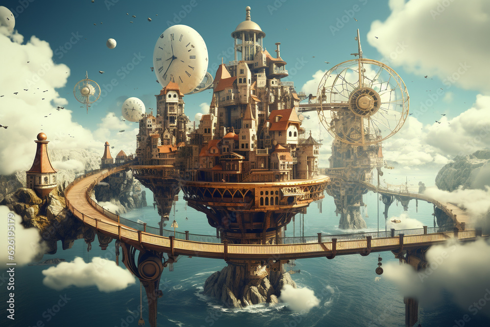 Parallel universes from other dimensions, unveiling futuristic worlds ...