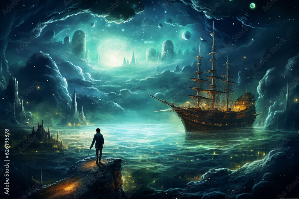 Parallel universes from other dimensions, unveiling futuristic worlds ...