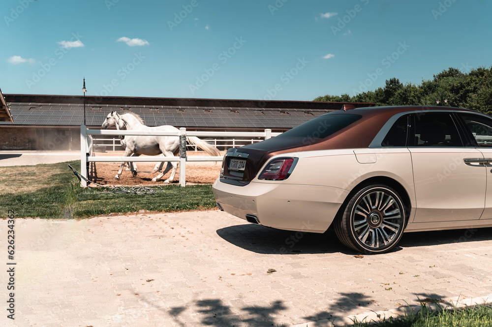 2023 Rolls-Royce Ghost Amber Roads Stock Photo | Adobe Stock