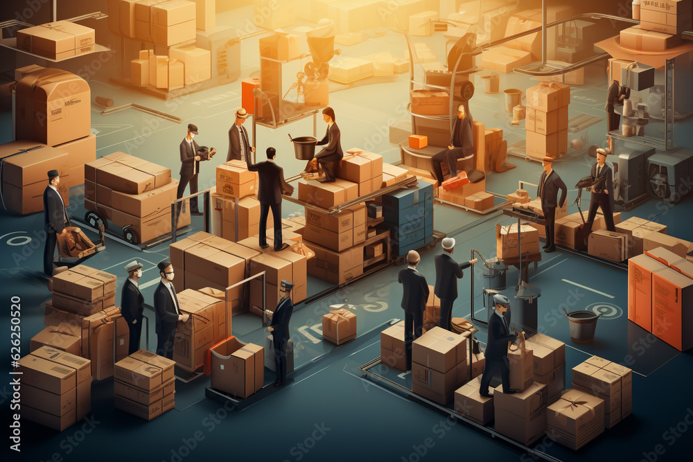 a reverse logistics system to handle returns and product exchanges ...