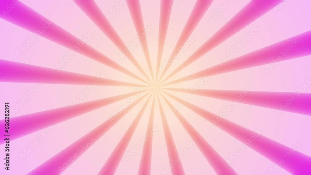 Purple and yellow sunburst Background, seamless loop rotation, Sunburst ...