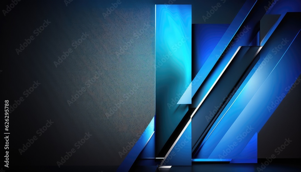 eye catching abstract blue wallpaper for a modern look generative ai ...