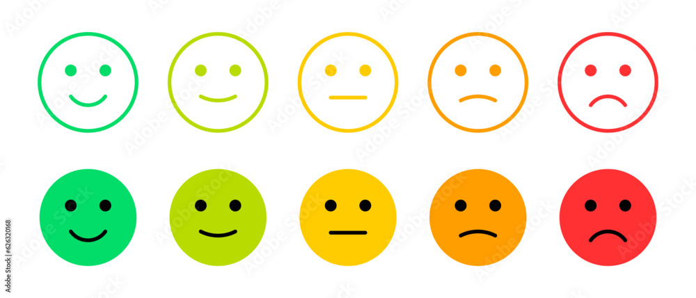 Poster Feedback emoticons emojis – Tableau | Europosters
