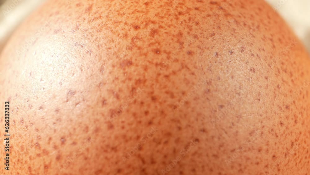 A captivating macro video captures the mesmerizing beauty of fresh egg ...