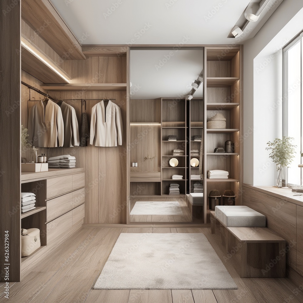 Modern design Dressing Room With Walk In Closet home interior design ...