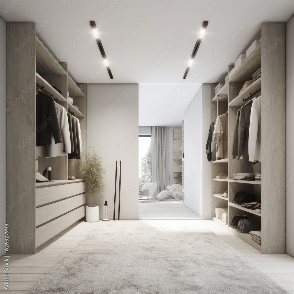 Modern design Dressing Room With Walk In Closet home interior design ...