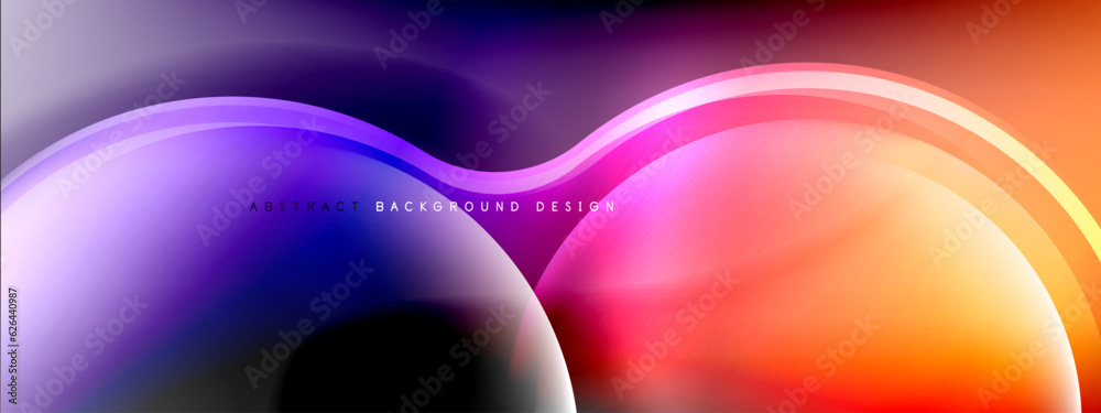 Color gradient shadows and light effects background. Lens flares and ...
