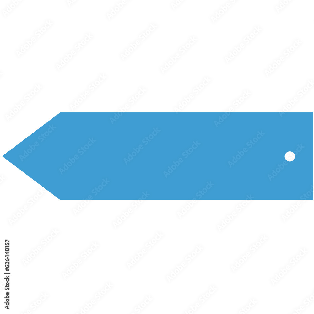 Digital png illustration of blue tag with copy space on transparent ...