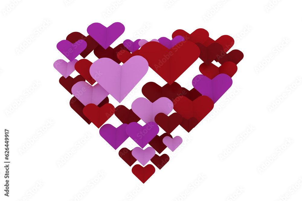 Digital png illustration of heart symbol on transparent background ...