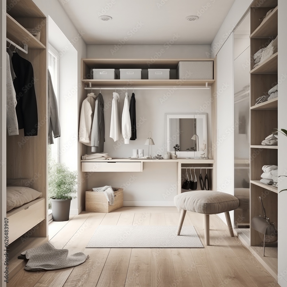 Modern design Dressing Room With Walk In Closet home interior design ...