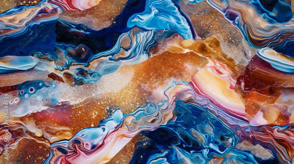 Photo & Art Print highly detailed seamless texture of mineral stone ...