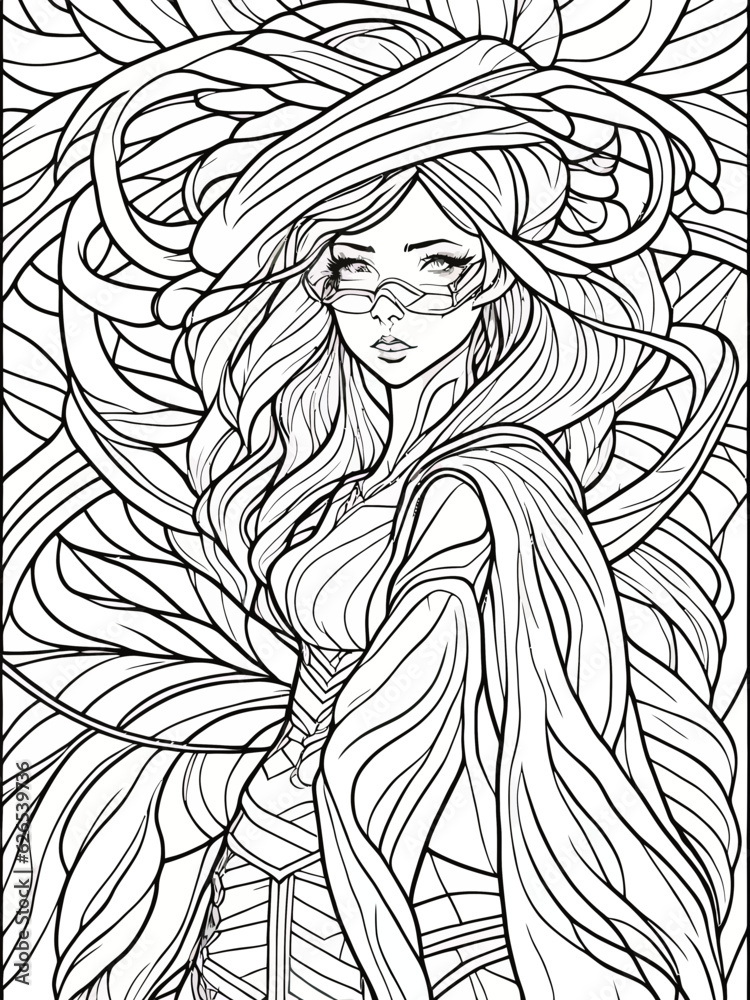 Discover the Time-Slip: Interactive Coloring Sheet of Time Travel Stock ...