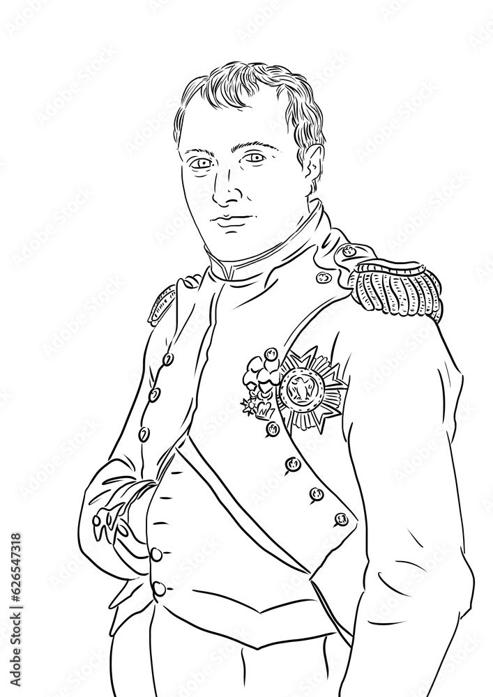 Napoleon - Napoléon Bonaparte 1769-1821, based Jacques-Louis David's ...