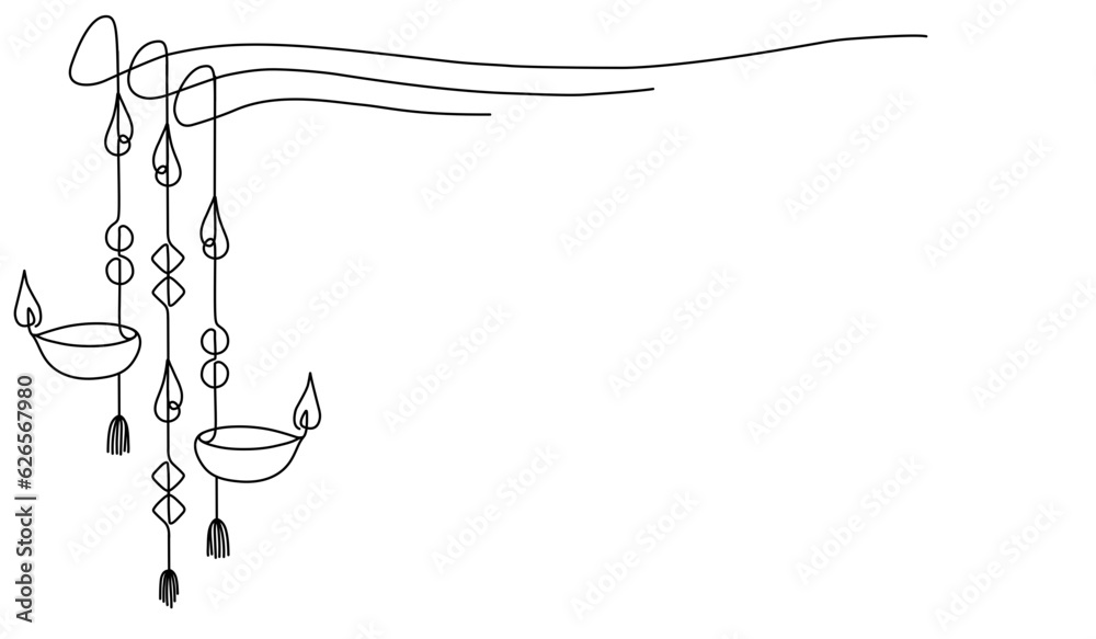 diwali festival light. Vector lamp for diwali hinduism religion Stock ...