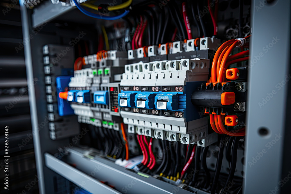 Automatic new fuse electrical connector in power lines located inside ...